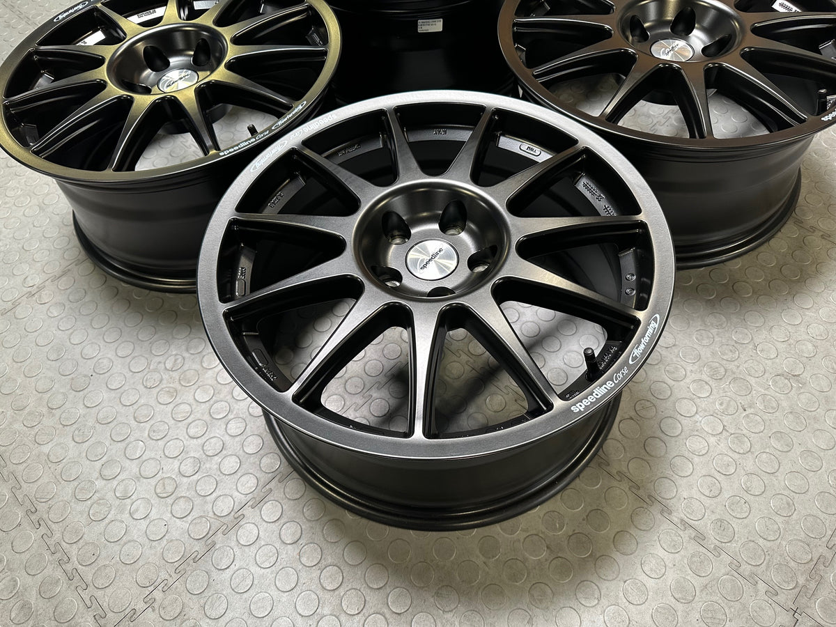 Demo Set - Speedline Turini for Mini F56 Fitment, 18x8, 5x100 Matte Bl ...